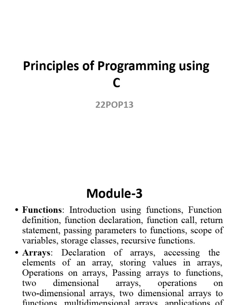 M3 P1.pptx | PDF | Parameter (Computer Programming) | Scope (Computer Science)