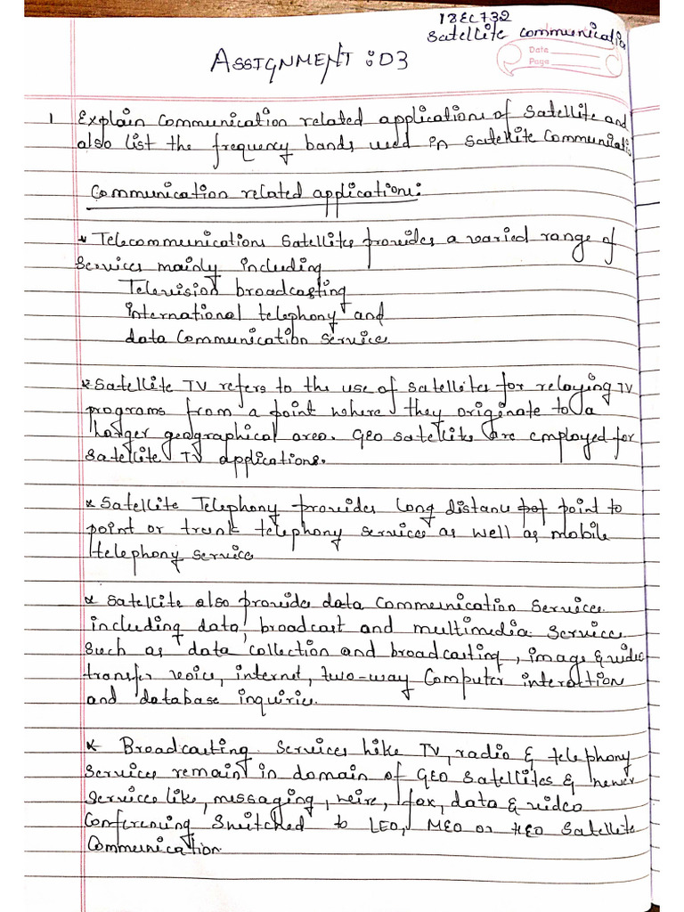 Satcom Ka Assignment | PDF
