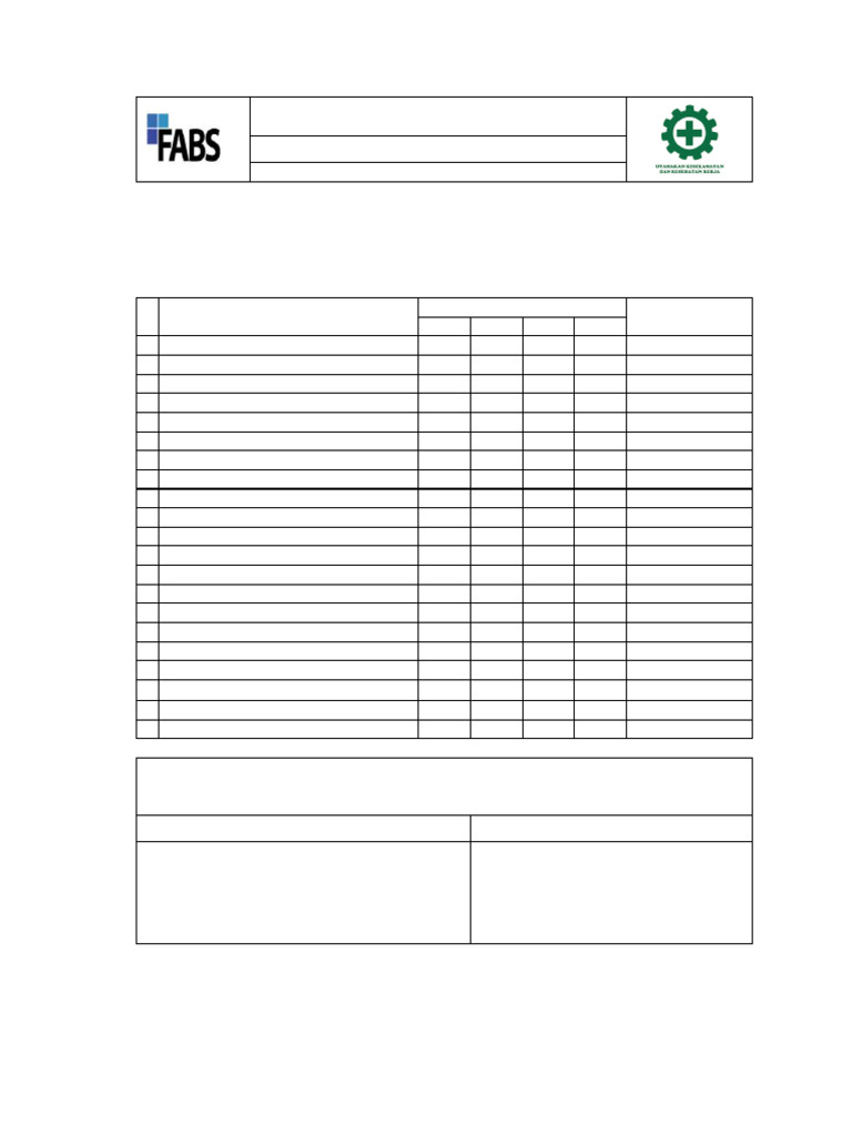 SAFETY CHECKLIST MINI BORE PILE | PDF