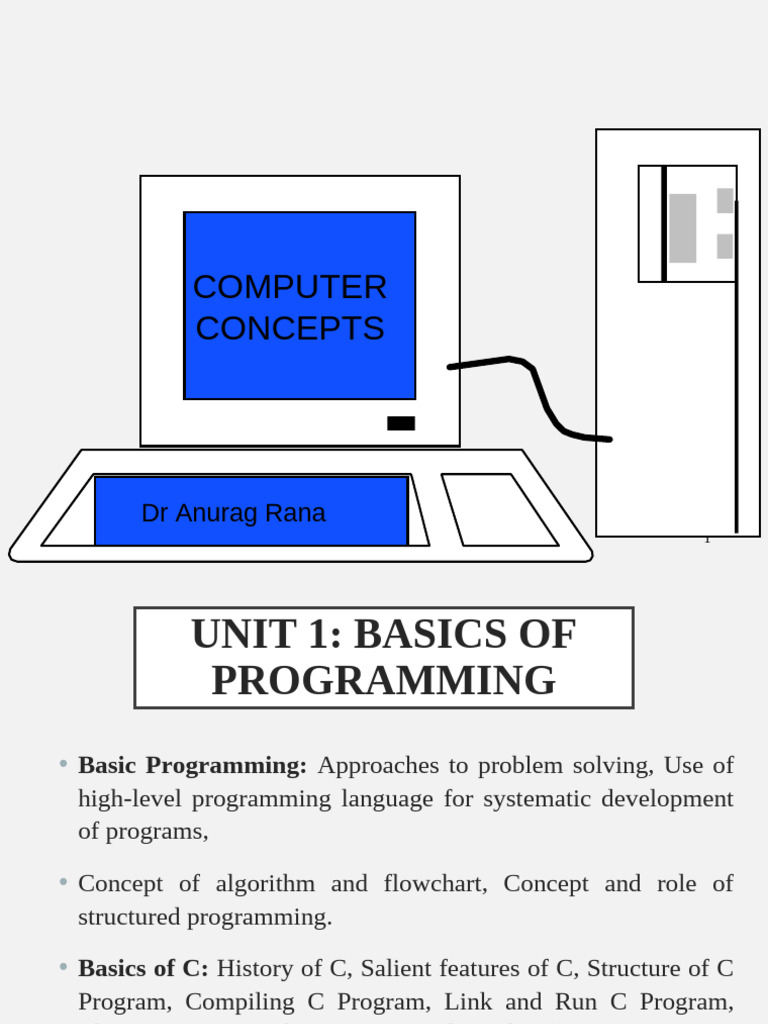 Lect.1concepts of Computer | PDF | Computer Monitor | Pointer (Computer Programming)