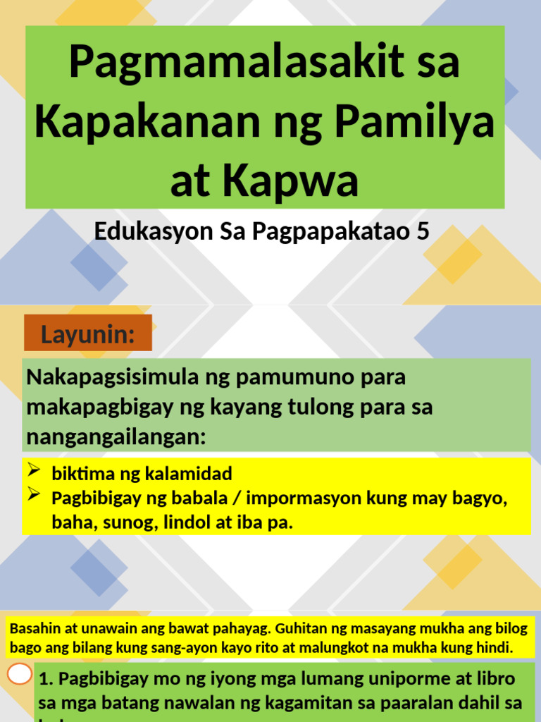 ESP - Q1 - Wk1 (1) (Autosaved) | PDF