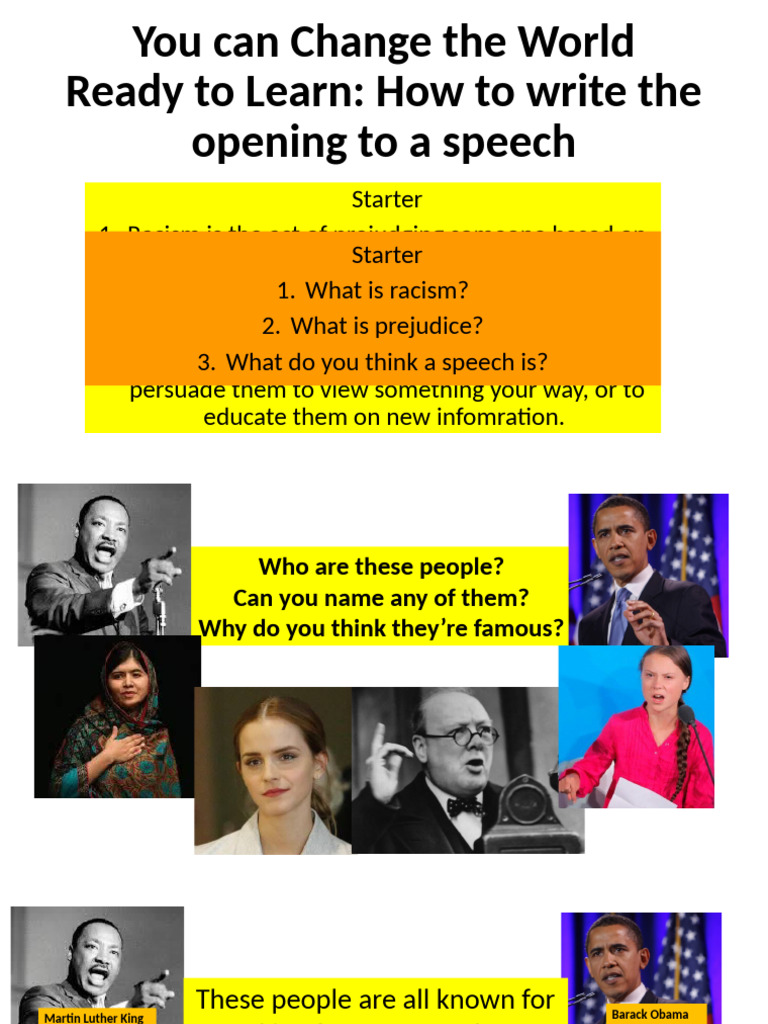 How to Write a Powerful Speech | PDF | Human Communication