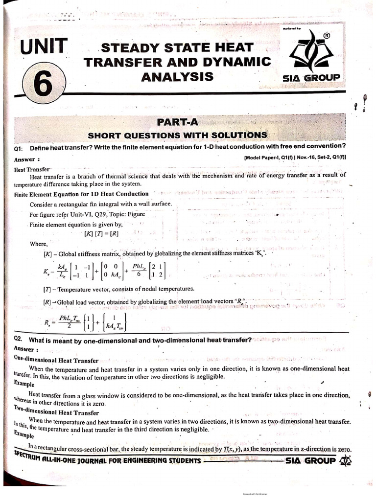 FEM Unit 6 (All-In-One) | PDF