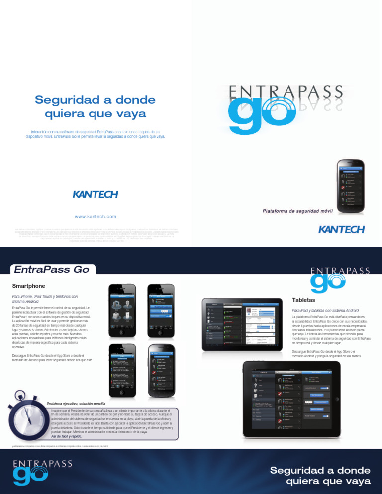 EntraPass-Go Lt r02 Lat-es Brochure Spread Page AW | PDF | Android ...
