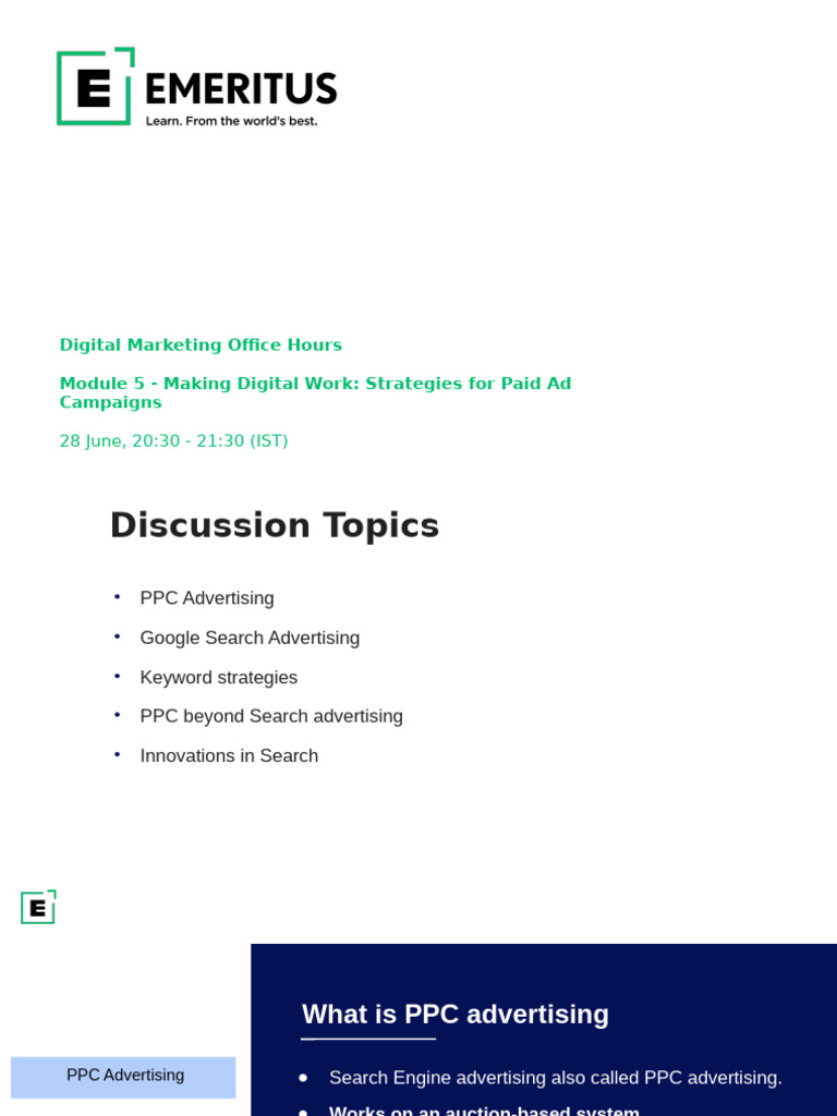 M5-1 C8-Digital-Strategies-for-Paid-Campaigns-28June22 | PDF | Search Engine Optimization ...