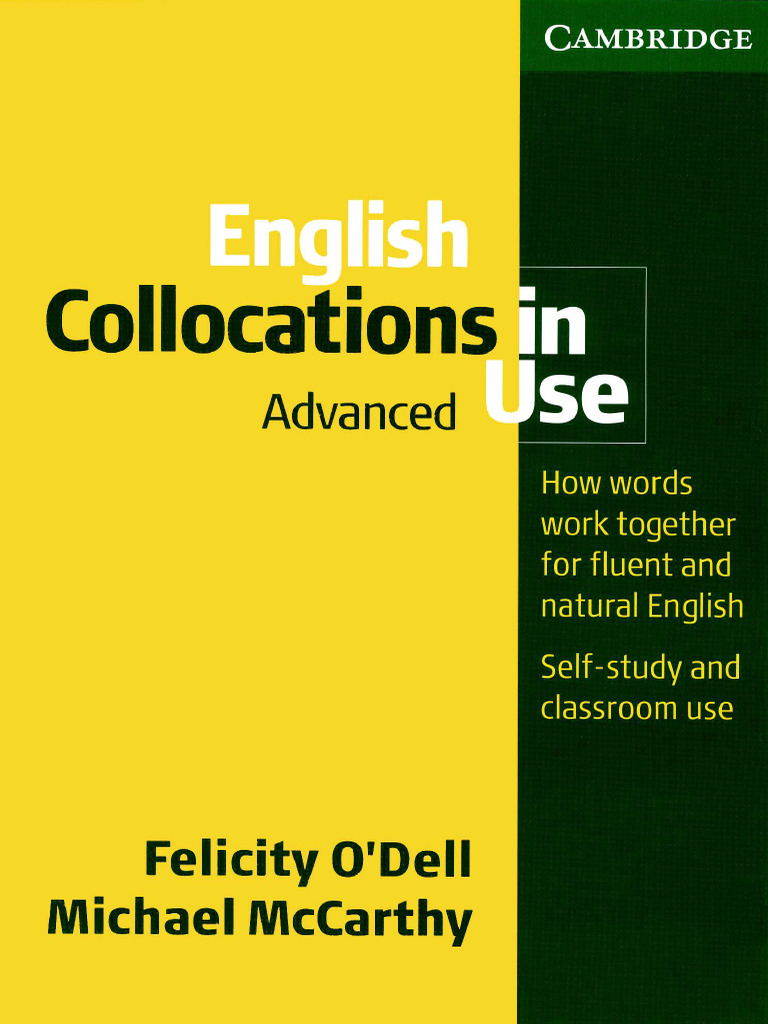 English Collocations in Use Advanced | PDF