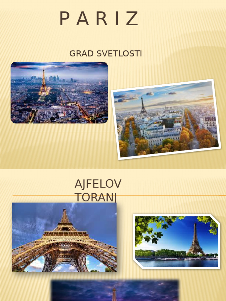 Pariz: Grad Svetlosti | PDF