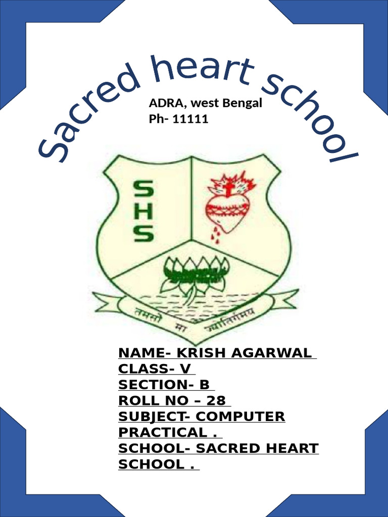 Sacred Heart Shs | PDF