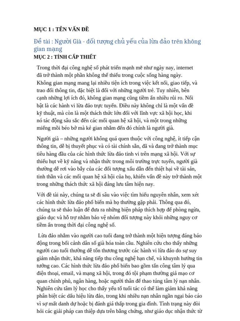 XHH - Tiểu luận | PDF