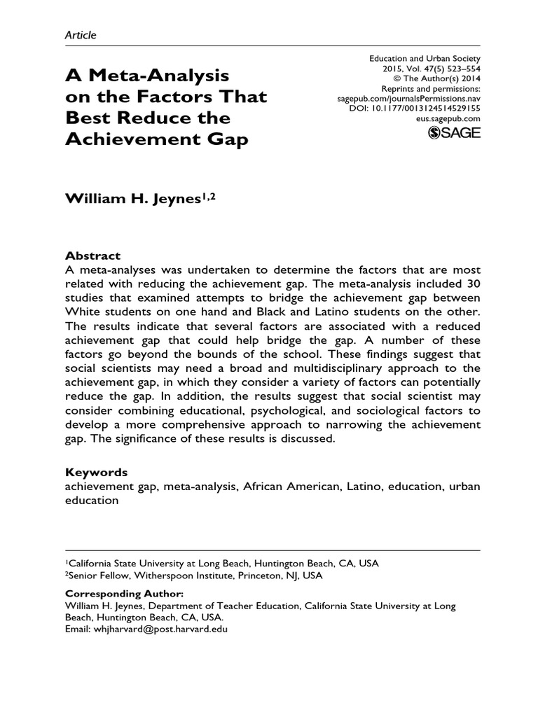Jurnal inter | PDF | Effect Size | Meta Analysis