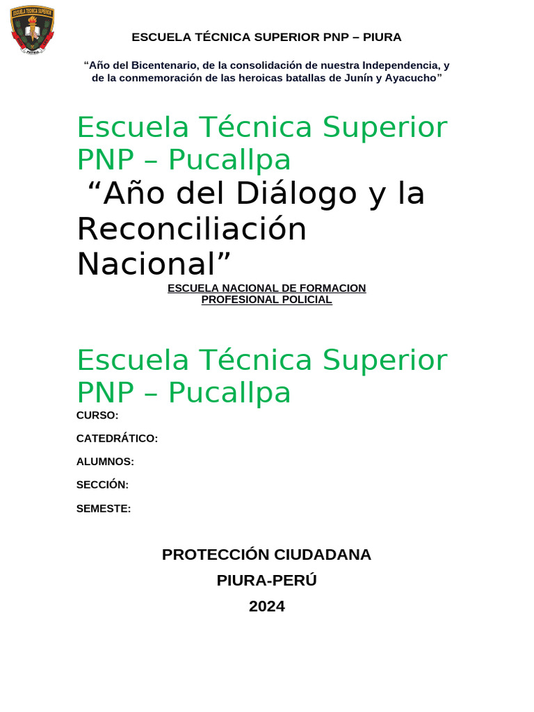 Angelo A. Ramirez | PDF | Policía | Perú