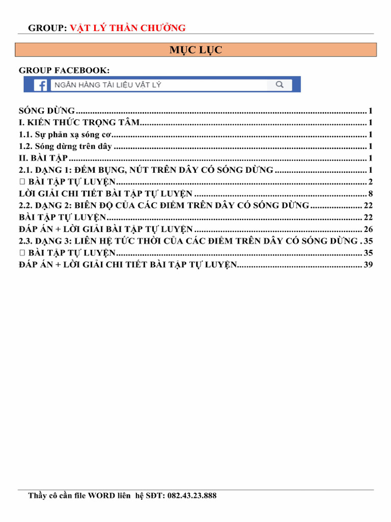 Song Dung Phan Dang Chi Tiet | PDF