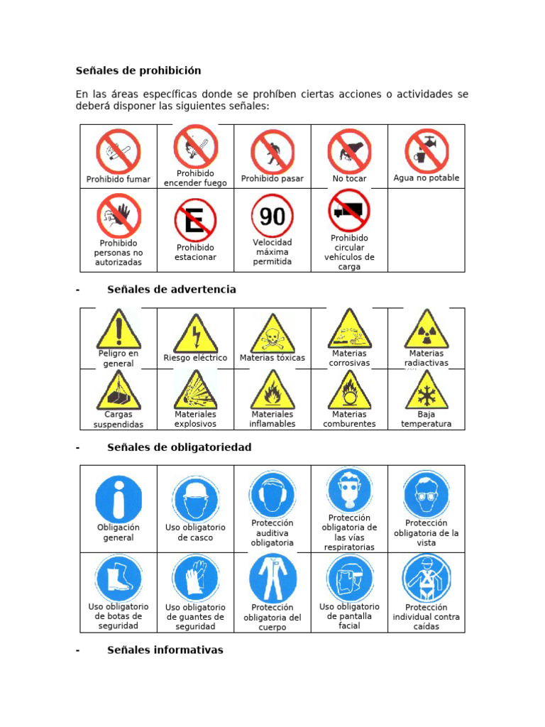 Señales de Prohibición y Ejemplos | PDF