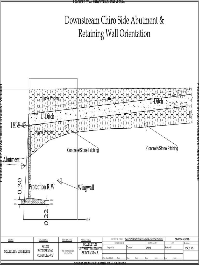 Downstream Plan Profile For All | PDF | Civil Engineering | Structural ...