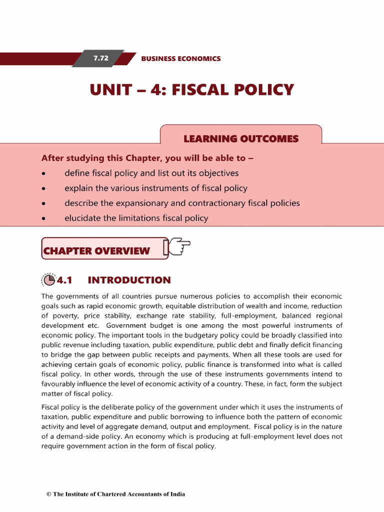 Fiscal Policy BE M5d | PDF