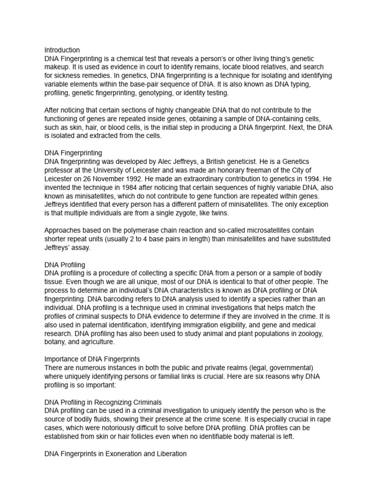 Google Keep Document (1) | PDF | Dna Profiling | Dna