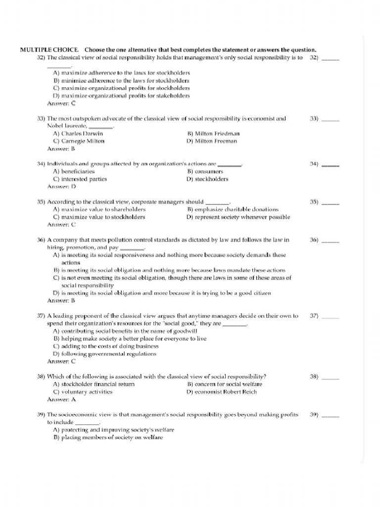 Pom Midterm 2 MCQ | PDF