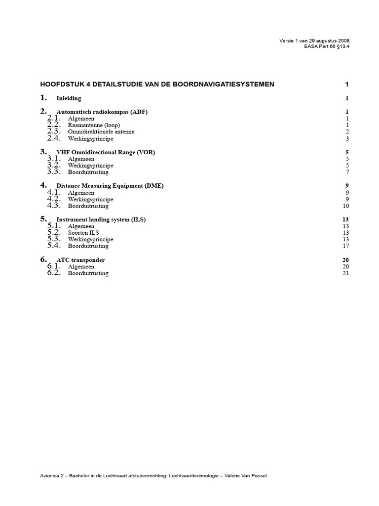 AVX2 H4 interne boordsystemen | PDF