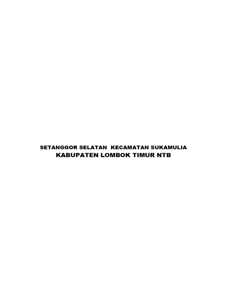 Perencanaan Sekolah TKN 02 Sukamulia | PDF