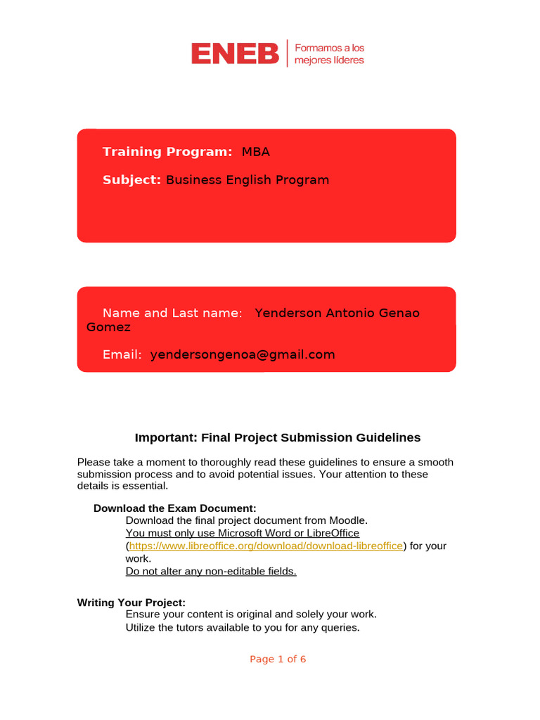 Final Project Submission Guidelines | PDF | Knowledge | Pharmacy