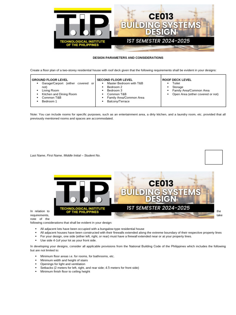 Two-Storey House Design Guidelines | PDF