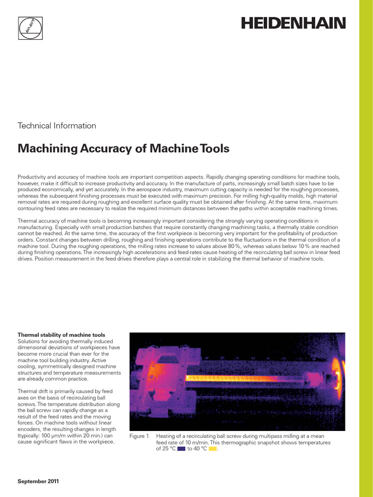 TI Machining Accuracy of Machine Tools ID635399 en | PDF | Machining ...