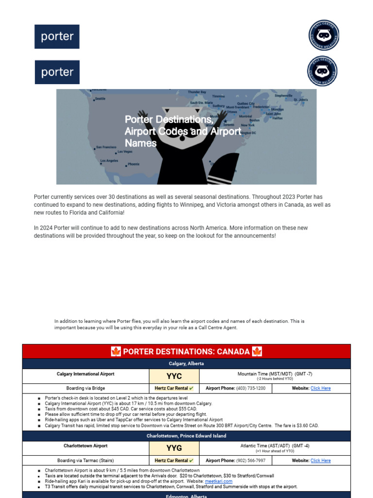 Job Aid - Destinations, Airport Codes & Names | PDF | Los Angeles ...