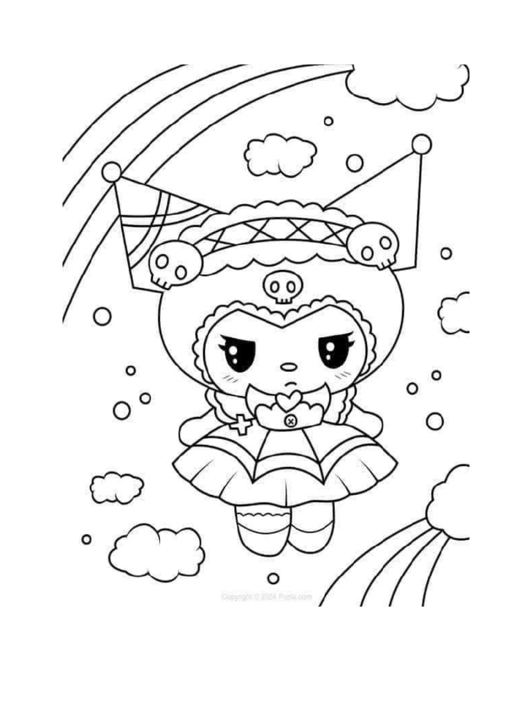 coloring kuromi | PDF