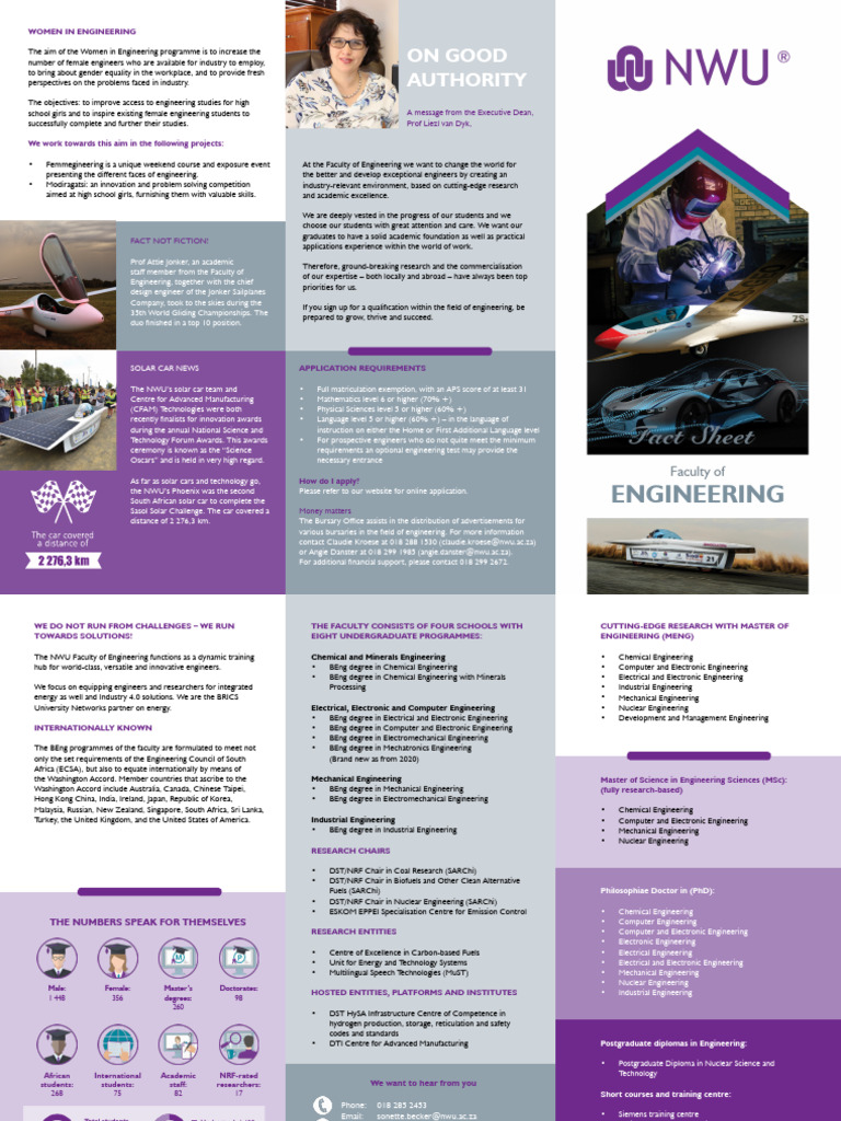 Engineering-Fact-sheet (1) | PDF | Engineering | Mechanical Engineering