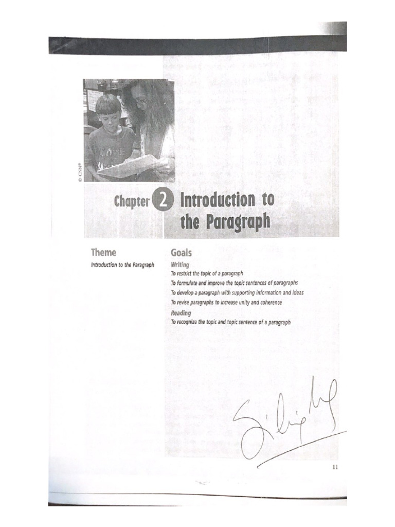 Chapter 2 Introduction To The Paragraph 1 | PDF