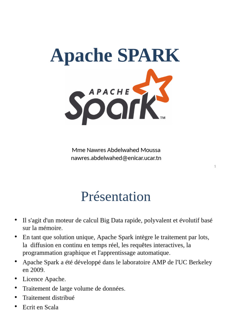 Introduction à Apache Spark | PDF | Apache Spark | Données