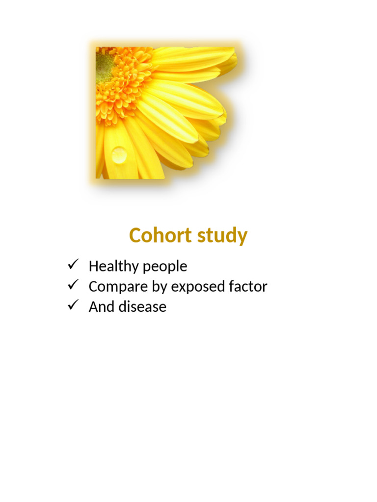 Cohort Study | PDF