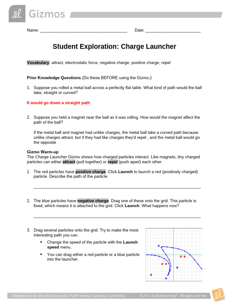 Charge Launcher Gizmo Guide | PDF | Electric Charge | Force