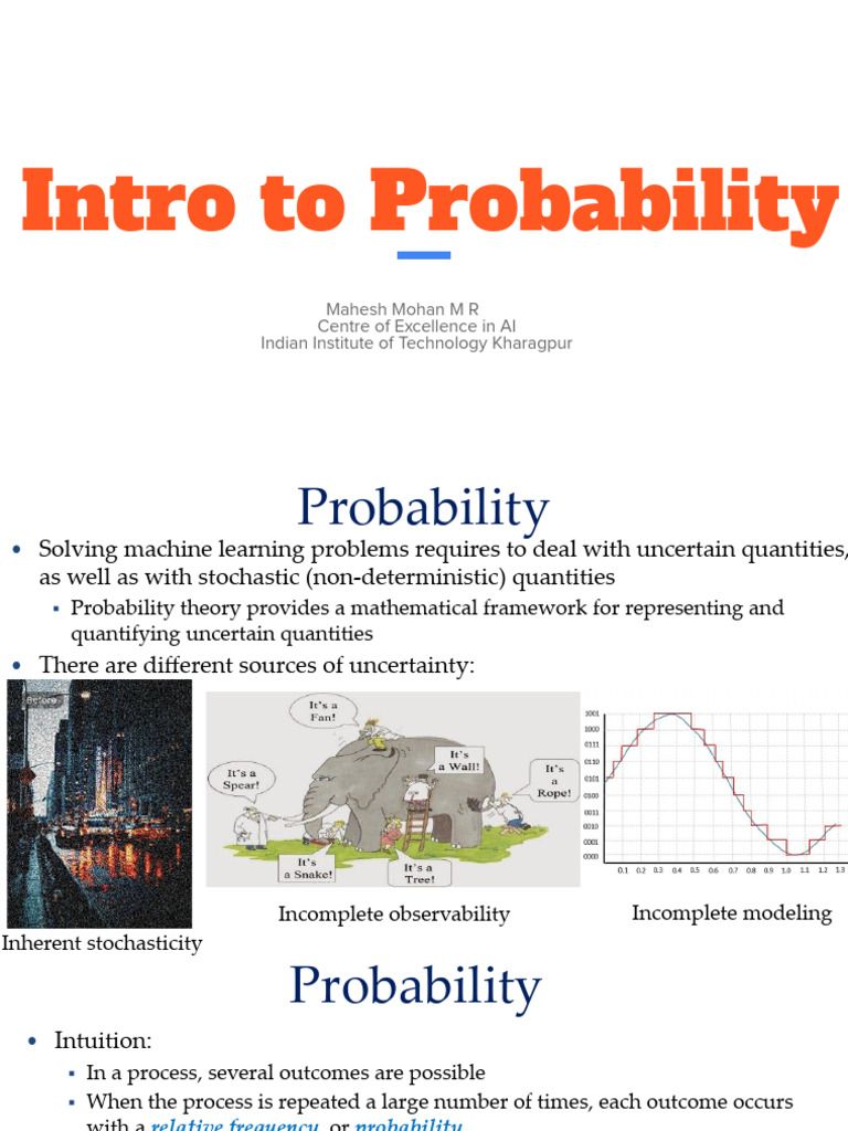 Intro To Probability FML Ons | PDF