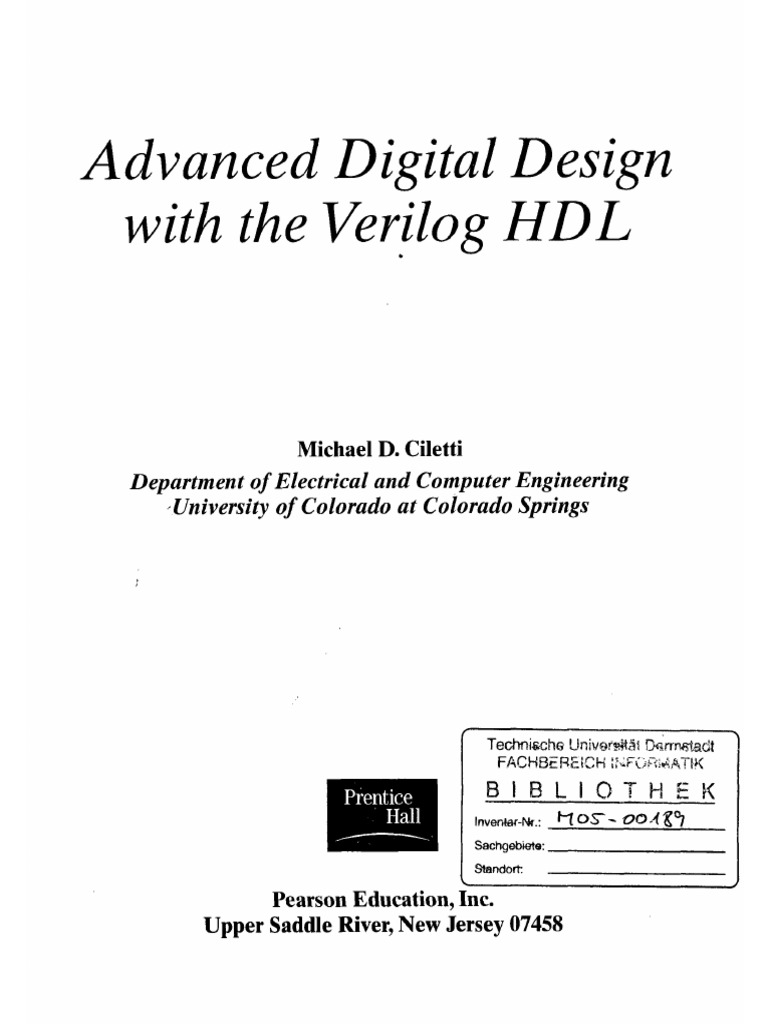 verilog ciletti syllabus | PDF
