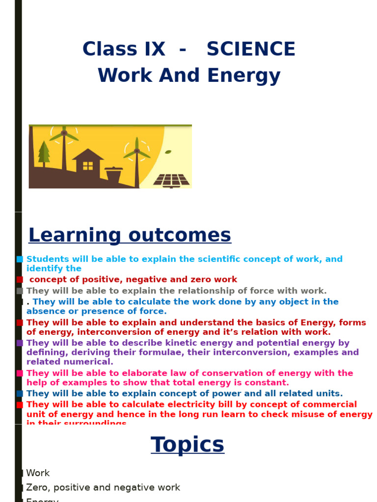 Understanding Work and Energy Concepts | PDF | Potential Energy | Force