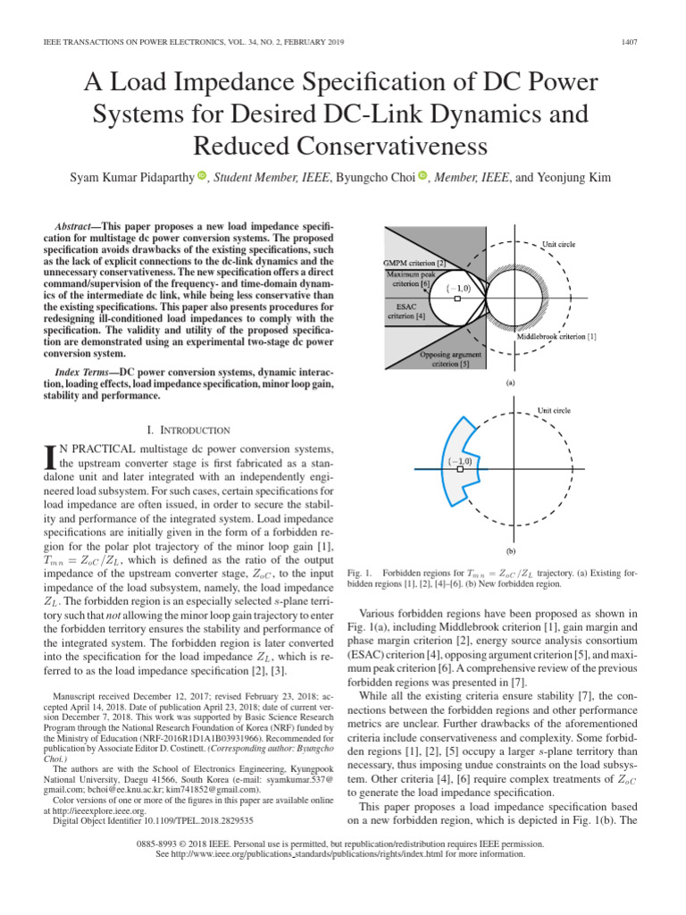 DC Power Systems: Load Impedance | PDF | Electrical Impedance | Electronic Filter
