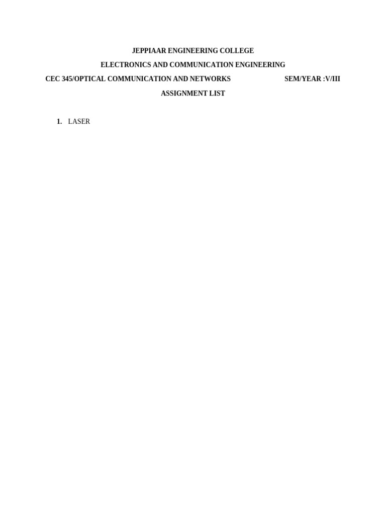 Assignment Given | PDF Assignment Given | PDF