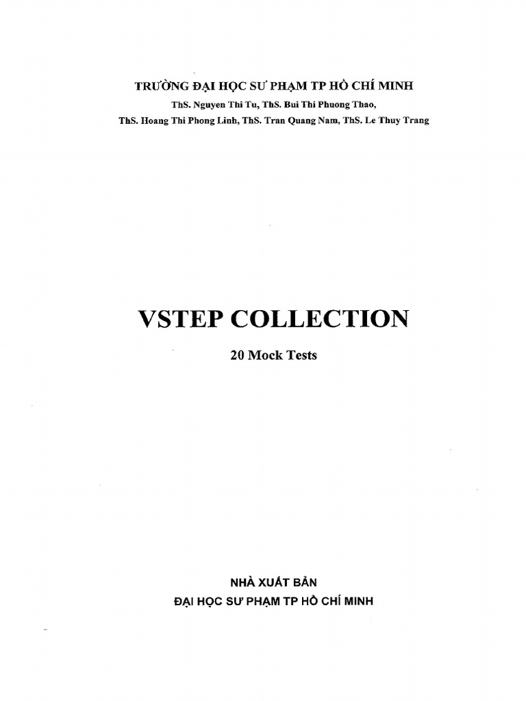 Đề Thi Mẫu Vstep | PDF