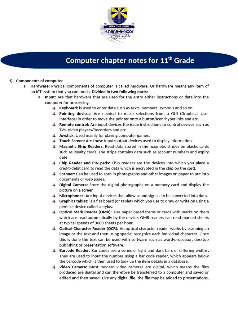 Computer Hardware and Software Overview | PDF | Computer Data Storage ...