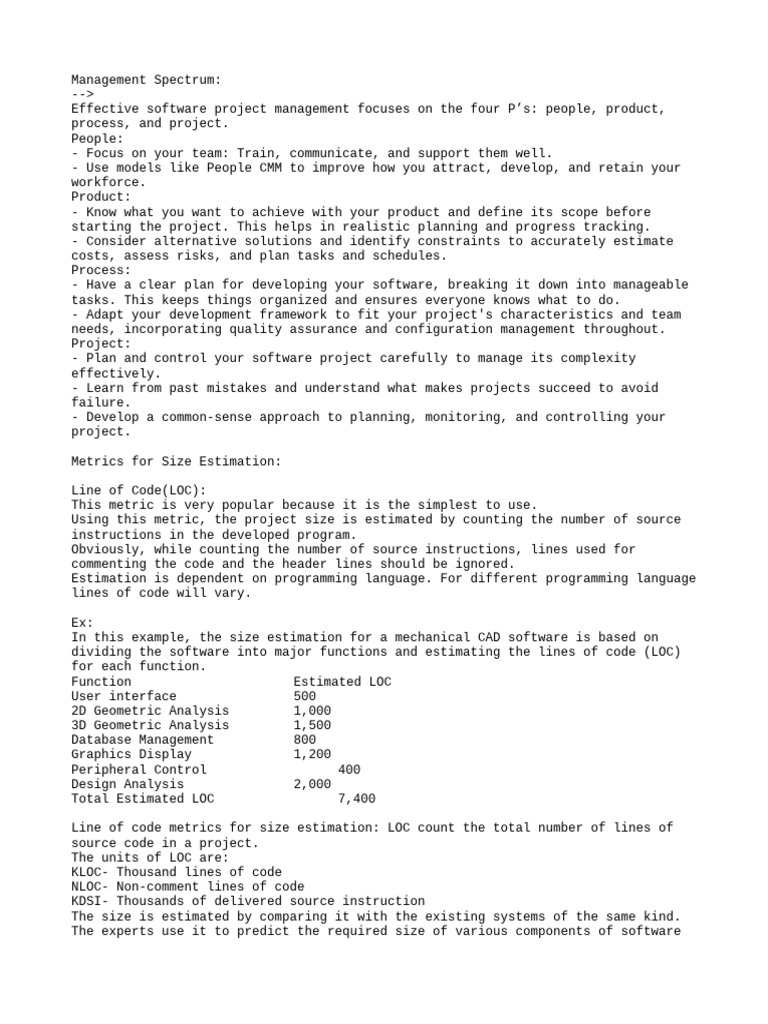 se chap 4 | PDF | Software | Project Management