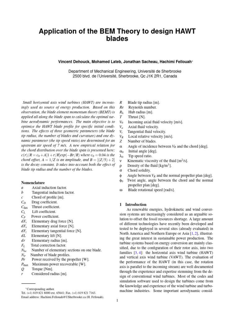 Lateb Et Al 2018 Dehouck Accepted | PDF | Turbine | Wind Turbine
