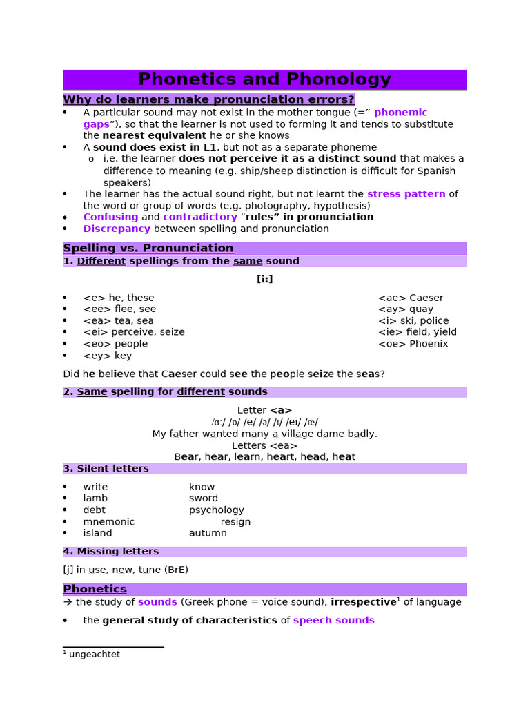 2 - Phonetics and Phonology | PDF | Phoneme | Phonetics
