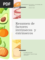 Factores Intrinsecos y Extrinsecos | PDF | Descomposición | Alimentos