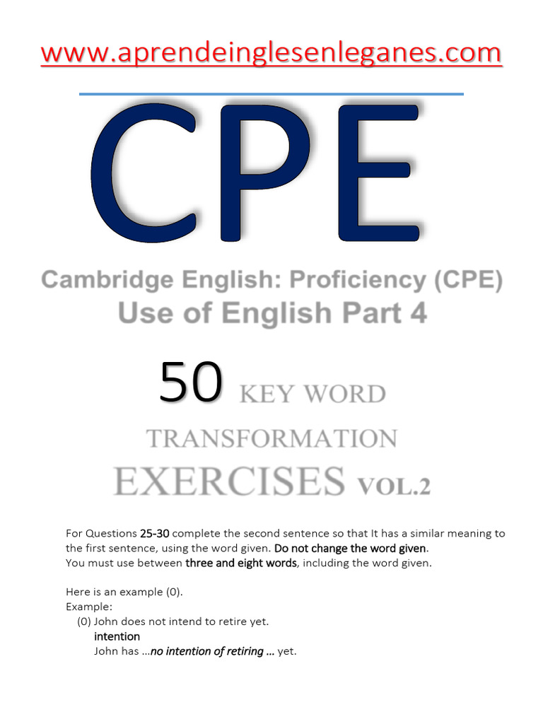 Cpe - 50 KWT Exercises Vol 2 (Answers) | PDF