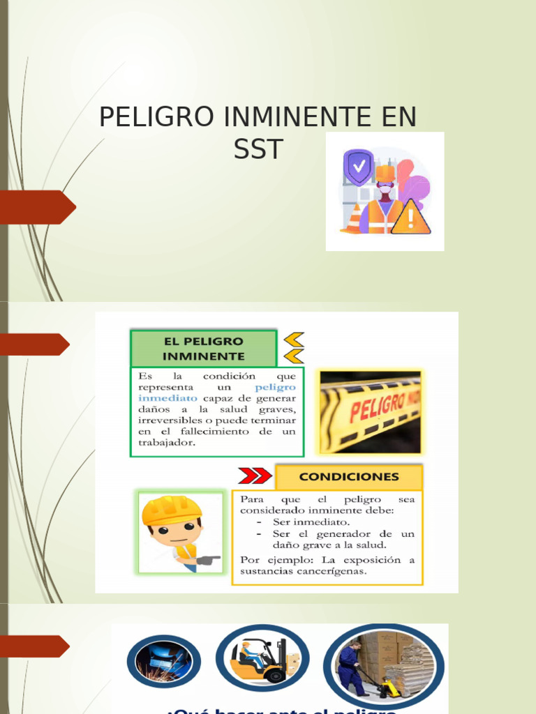 Peligro Inminente y Pausas Activas | PDF
