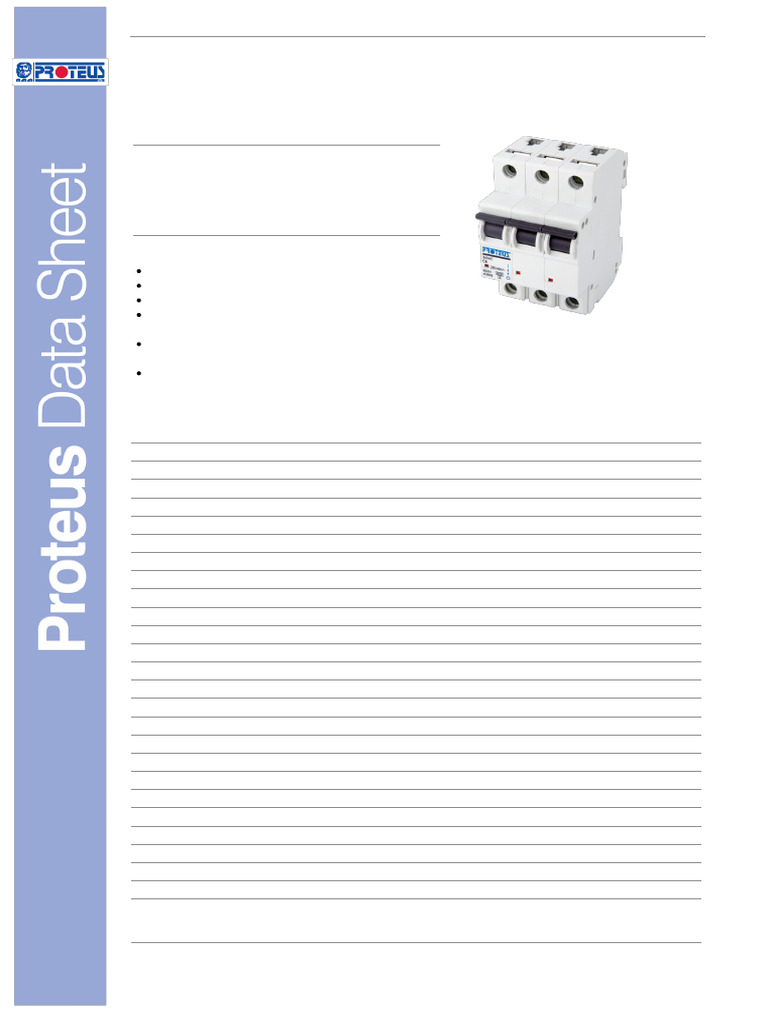 6-a-tp-mcb-6ka-c-curve | PDF | Power (Physics) | Power Engineering