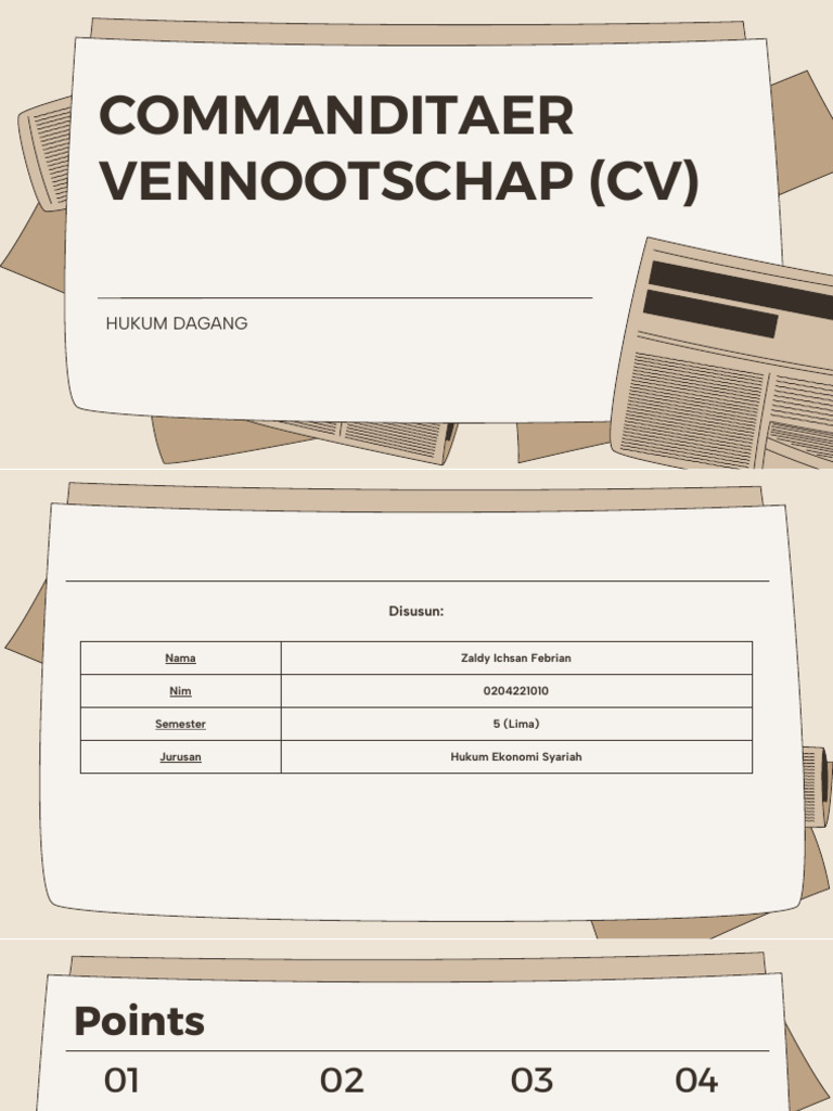 Panduan Lengkap Commanditaire Vennootschap | PDF