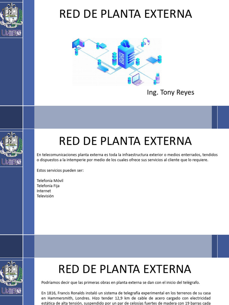 Planta Externa | PDF | Telegrafía | Telecomunicaciones