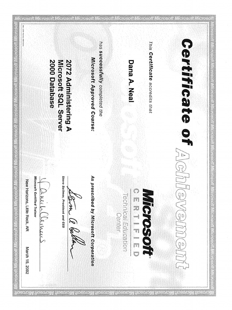 Certificates 1 | PDF